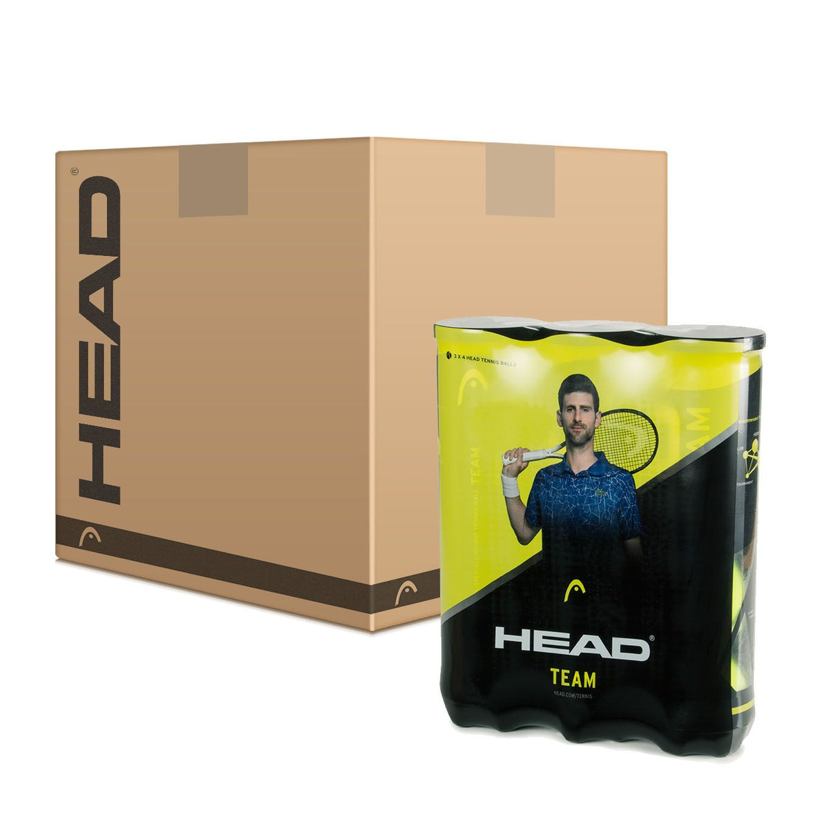 Tennis | Head Team Balls | 12 Dozen (144) – Zsig