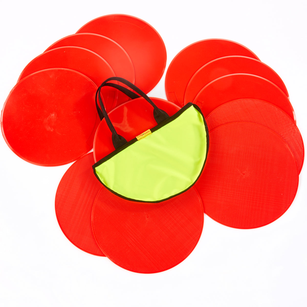 Flat Disc Markers Throw Down Spots | Set of 12 | Blue – Zsig