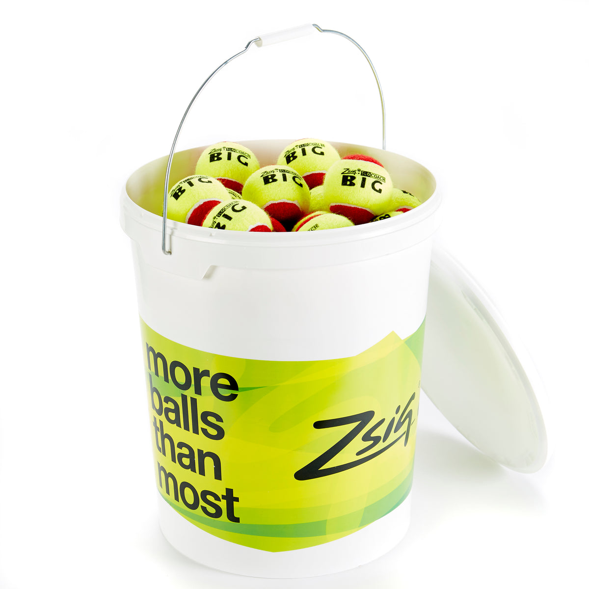 Mini Tennis Balls "SLOcoach Big Red" (6 Dozen Bucket) – Zsig